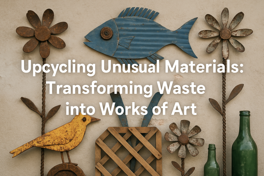 Upcycling Unusual Materials: Transforming Waste into Works of Art - World Creative